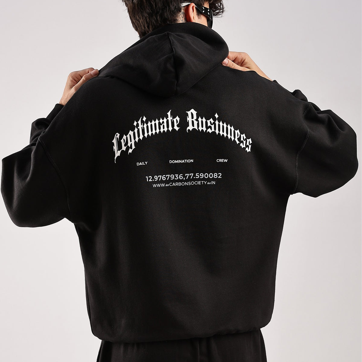 LEGITIMATE BUSINESS HOODIE – Carbon Society India
